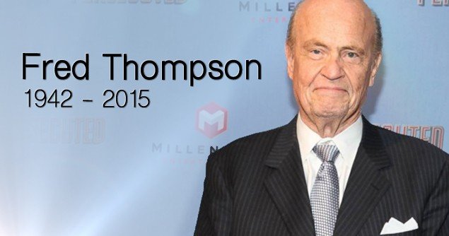Fred Thompson, Former U.S. Republican Senator and Actor, Dies at Age 73