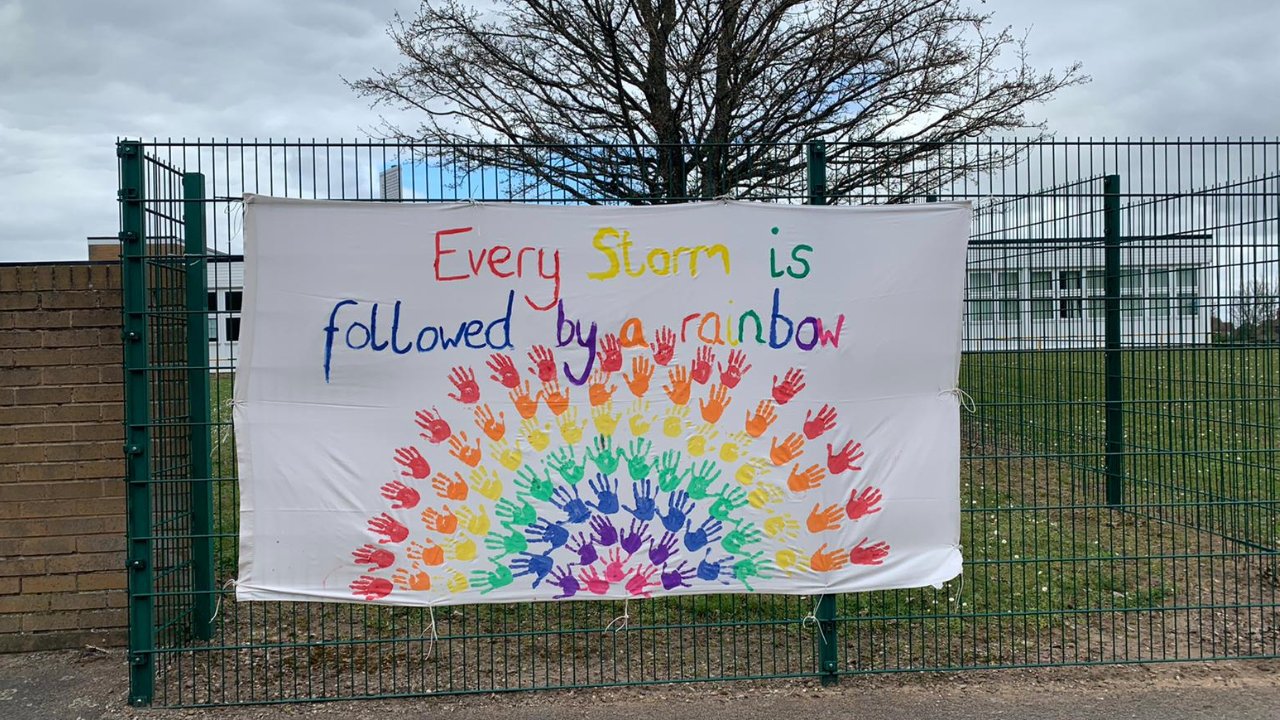 Children Share Pictures of Rainbows to Encourage Hope